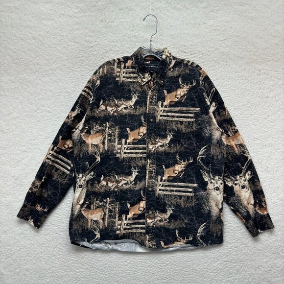 Bit & Bridle | Shirts | Bit Bridle Deer Button Shirt M Medium Mens ...